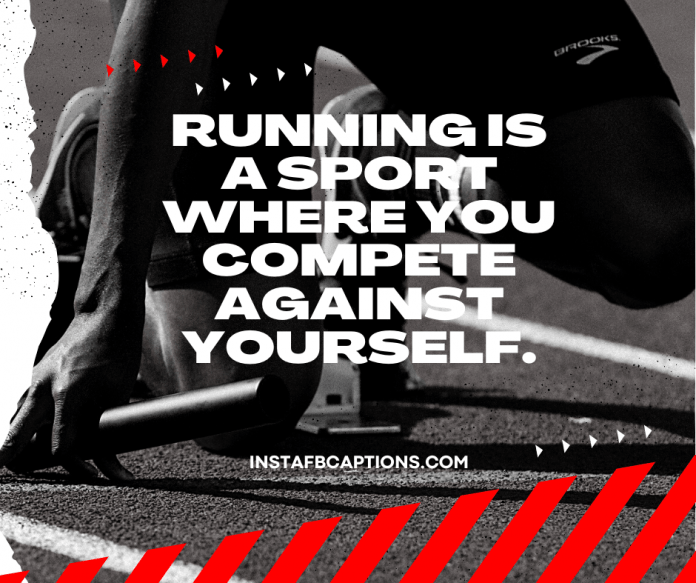 RUNNING Pictures Instagram Captions on TRACKS in 2024