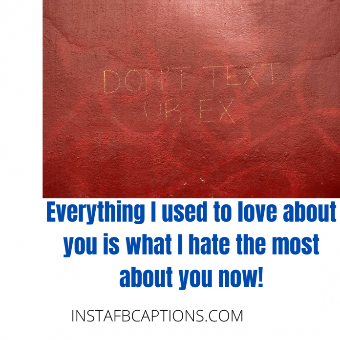 Ex BOYFRIEND and GIRLFRIEND Instagram Captions