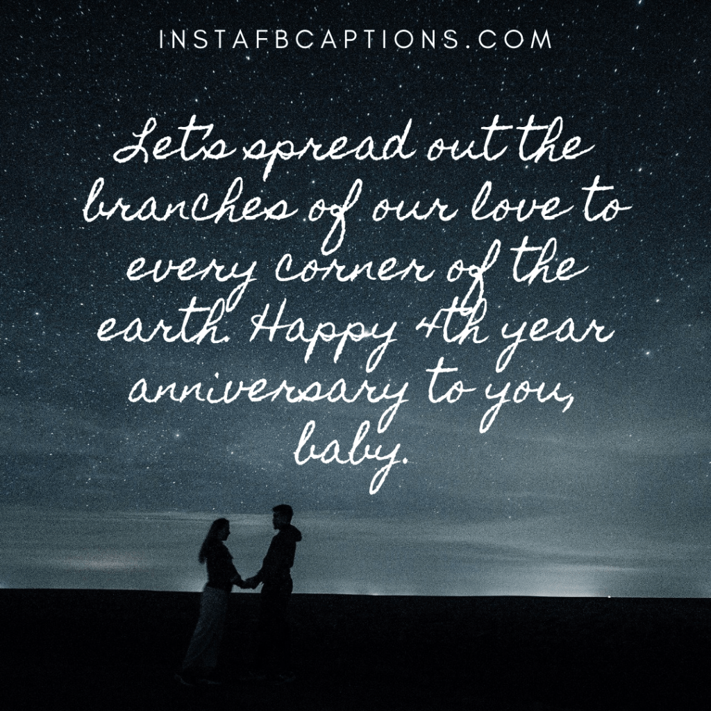 4th Year Anniversary Instagram Captions and Quotes in 2024 ...