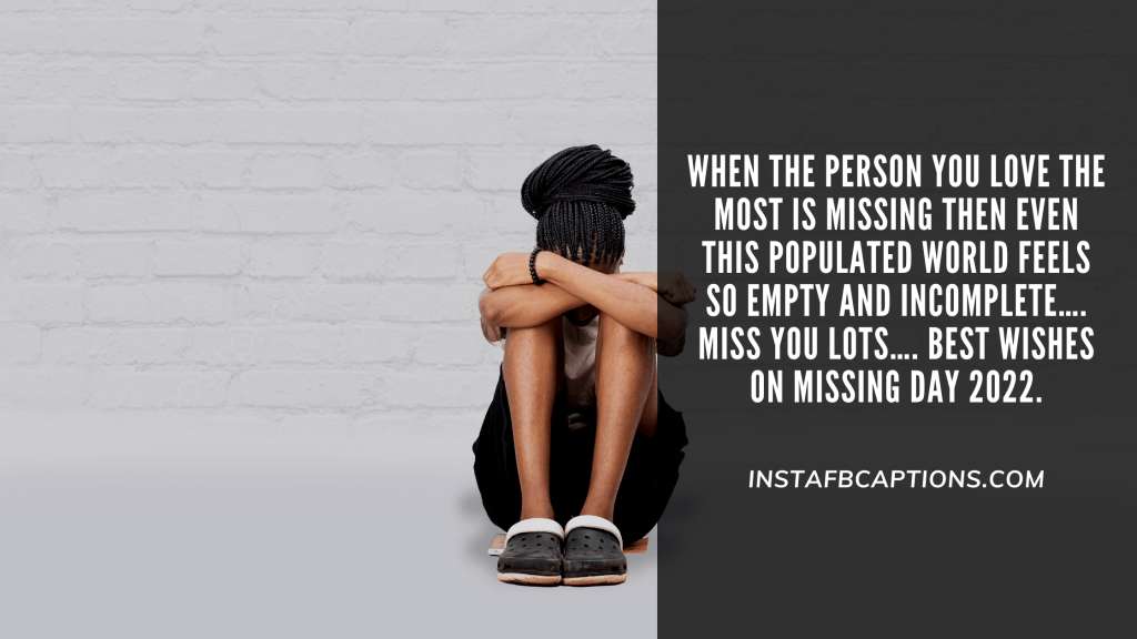 105 Happy Missing Day Instagram Captions in 2024 - InstaFbCaptions ...