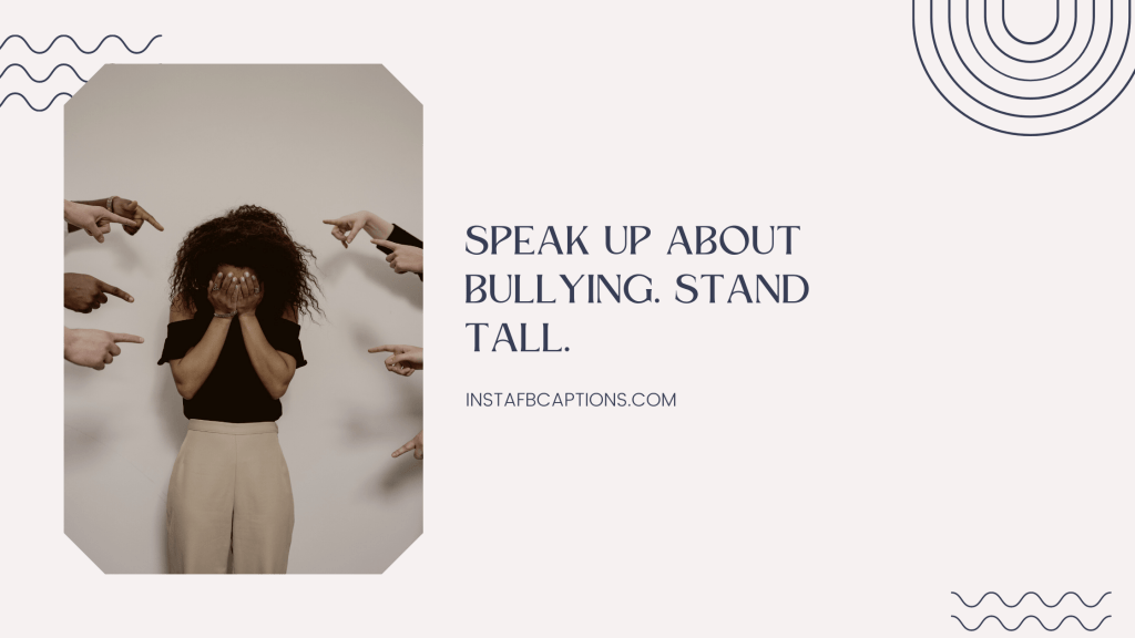 [New] Anti Bullying Captions for Instagram in 2024 - InstaFbCaptions ...